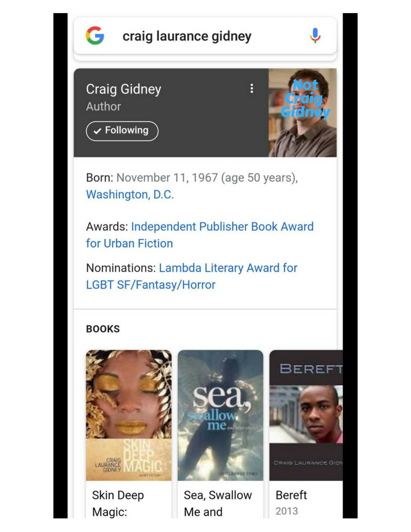 White Like Me – Craig Laurance Gidney